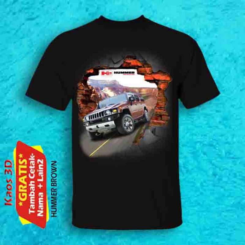 Jual Kaoa Gambar Mobil Hummer Coklat Ukuran Anak Sampai Dewasa Kualitas ...