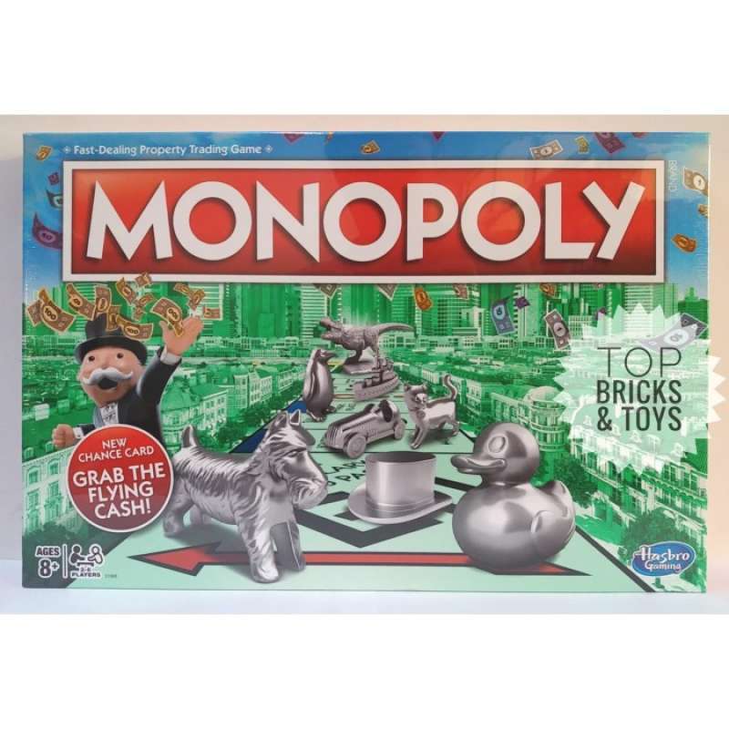 Promo HASBRO Gaming, Monopoly Classic Game (New Chance Card) Diskon 23% ...