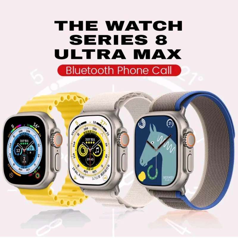 Jual Original Watch Series 8 Ultra Smartwatch 49mm Water Dust Resistant ...