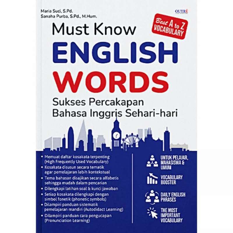 Jual Buku Bahasa Inggris Must Know English Words, Grammar, Expression ...