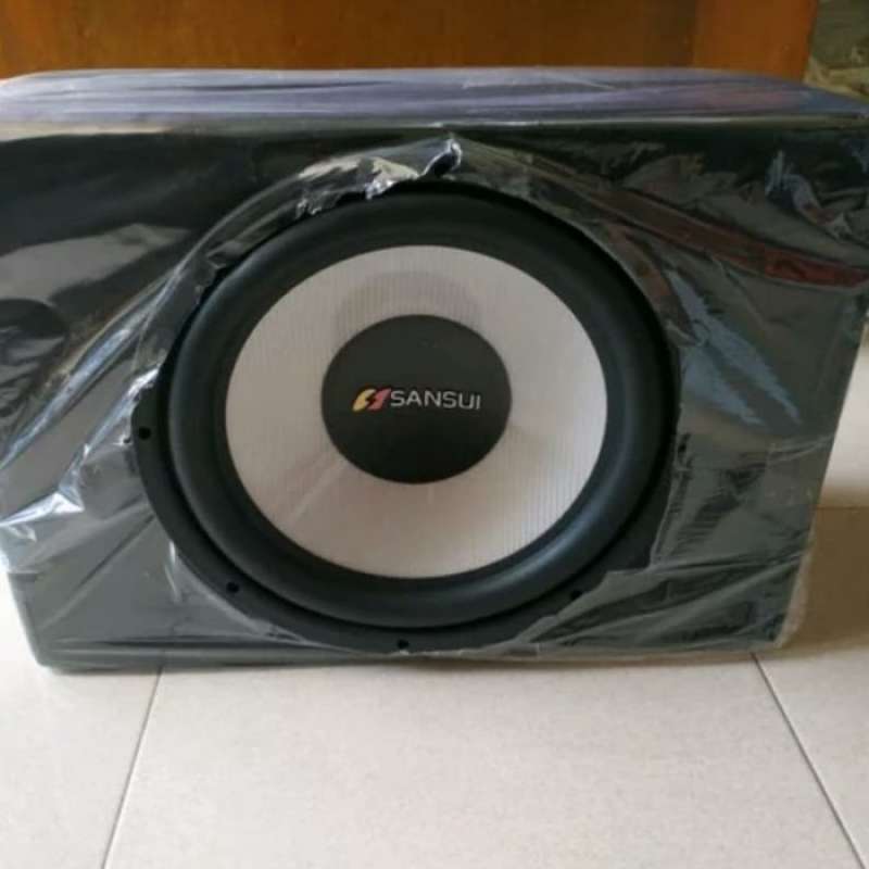 Promo Subwoofer Plus Box MDF - Sub Sansui SA - W 12 DD 12 Inch - Nur ...