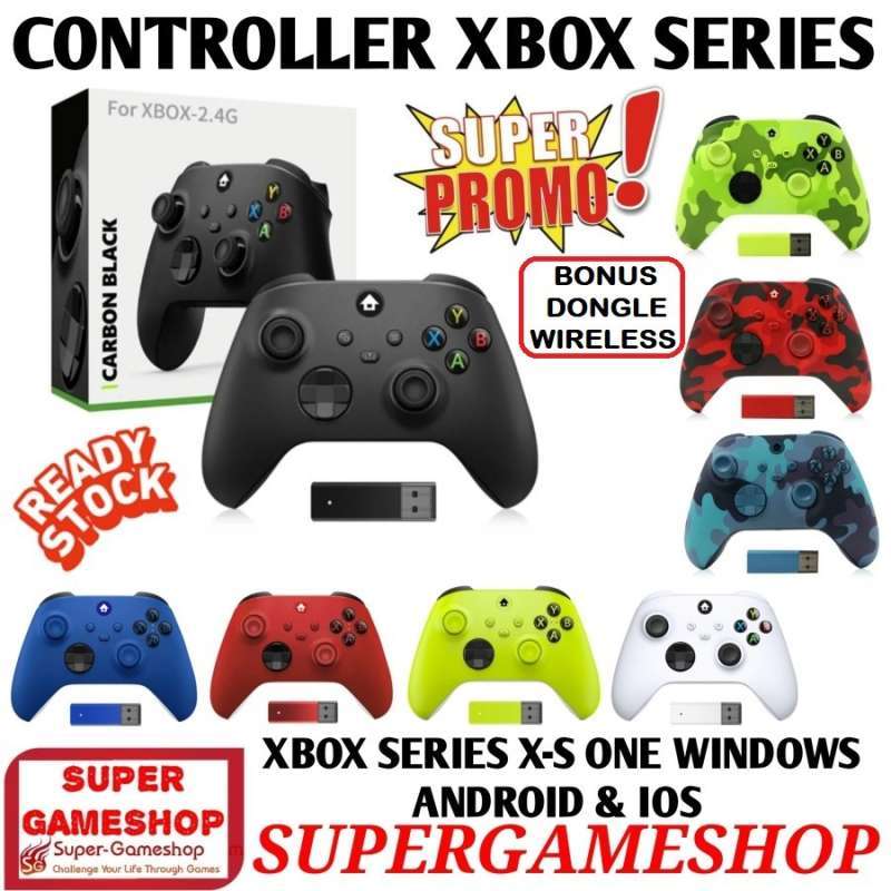Jual Stik Xbox Series X S XBOX One Wireless Controller XBOX Dongle ...