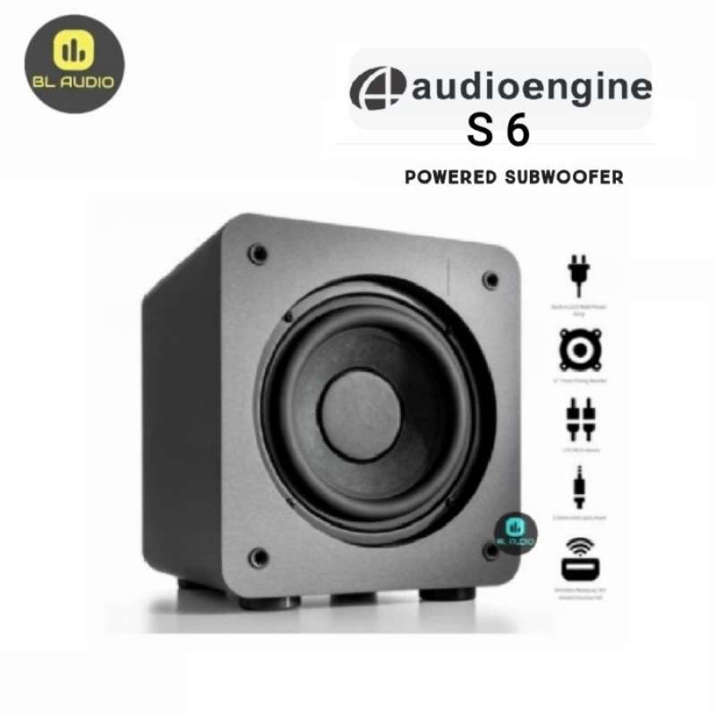 Jual Audioengine S 6 S6 audio engine S6 S 6 Compact Powered Subwoofer ...