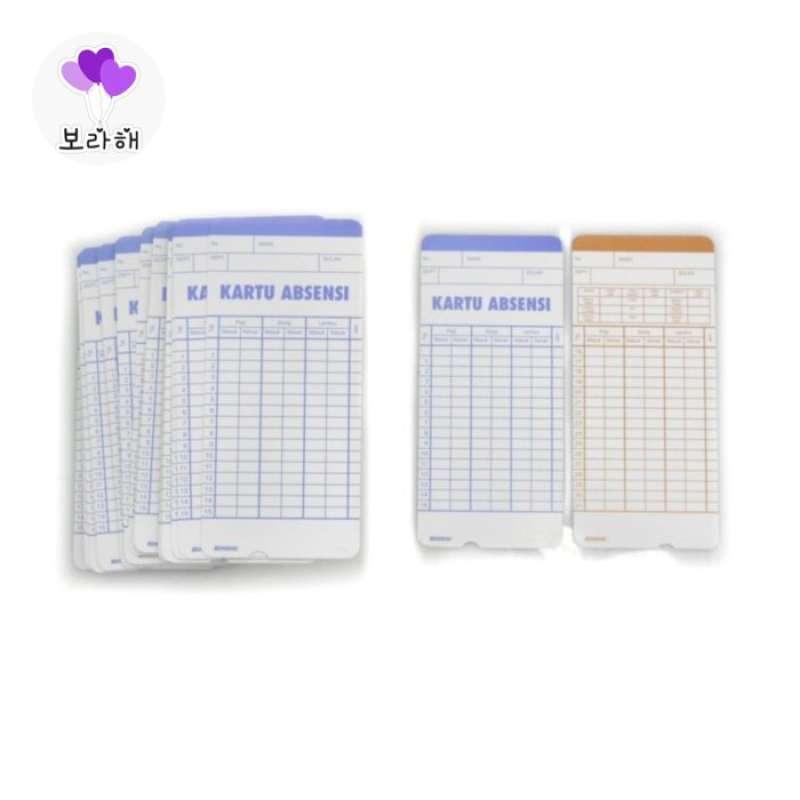 Jual KARTU ABSEN ABSENSI KRISBOW - 100 PCS di Seller PRASALE - Setu ...