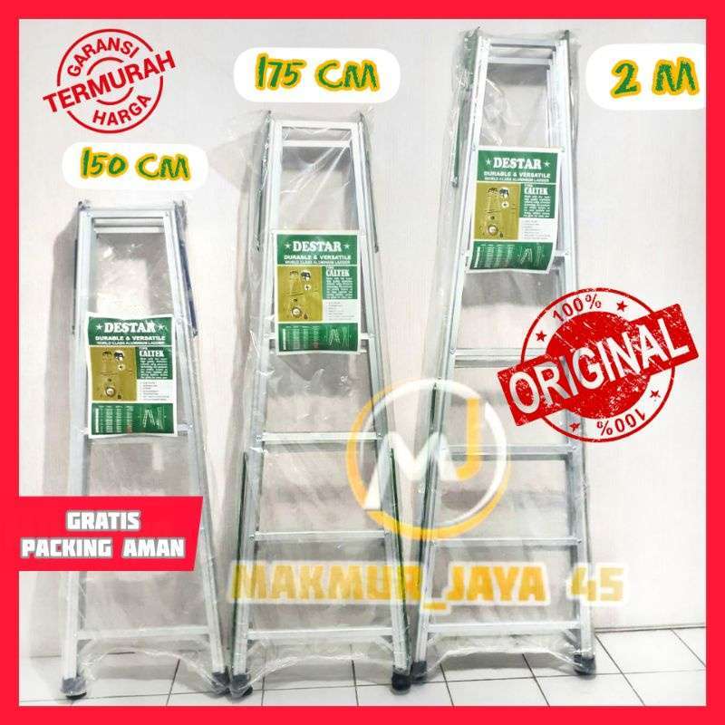 Jual TANGGA CALTEX LIPAT ALUMUNIUM / BAJA RINGAN / TANGGA 2 METER ...