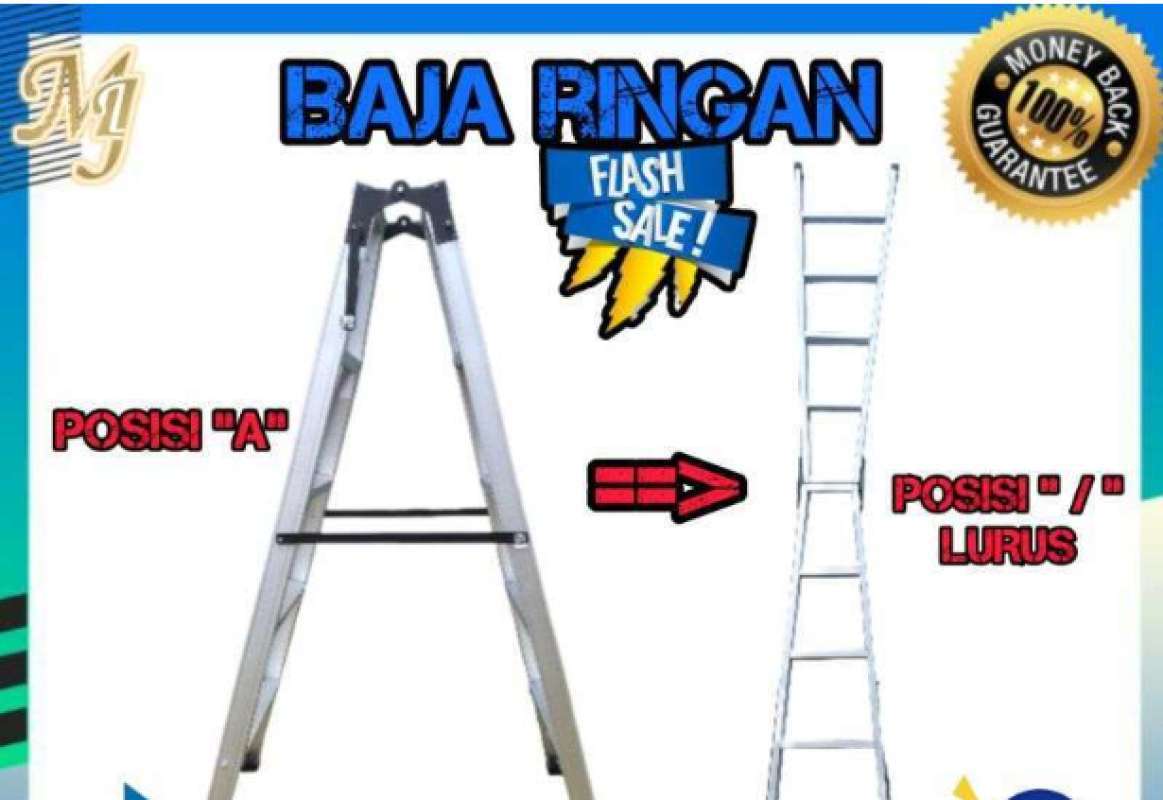 Jual TANGGA CALTEX LIPAT ALUMUNIUM / BAJA RINGAN / TANGGA 2 METER ...