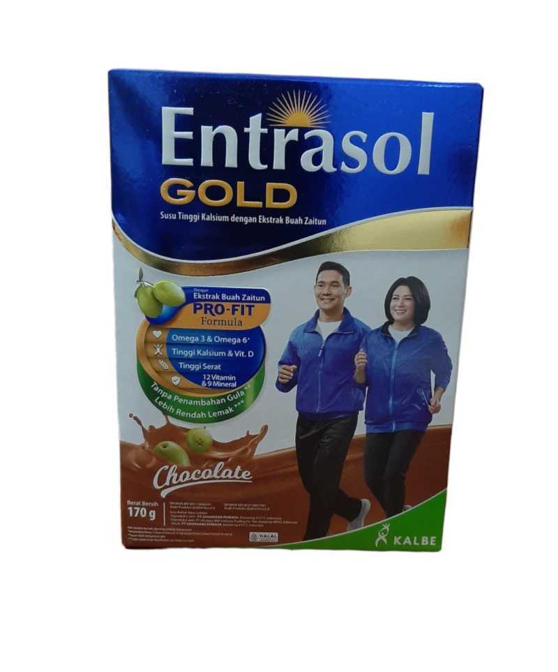 Jual Entrasol Gold 170 gram Rasa Original dan Chocolate Susu Tinggi ...