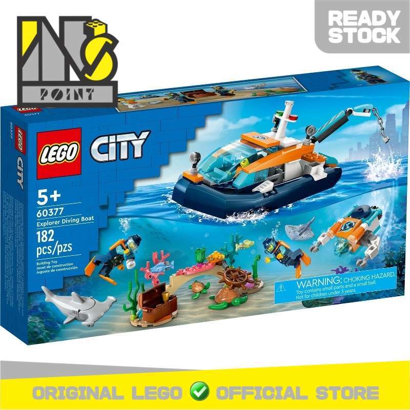 Jual Lego 60377 - City - Explorer Diving Boat Di Seller Ins Point ...