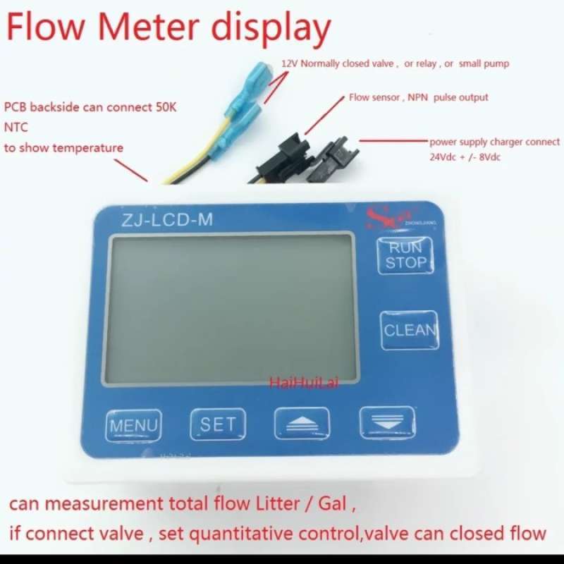 Promo DIGITAL FLOW METER CONTROL DISPLAY/WATER OIL SENSOR ZJ-LCD-M Diskon 50% di Seller WARIER ...