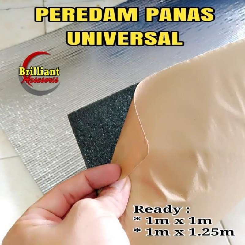 Promo Peredam Panas Alumunium Foil Universal 1.25m x 1m Diskon 2% di ...