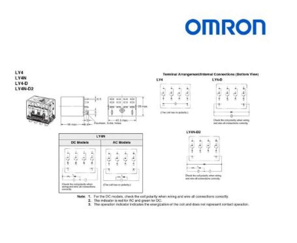 Jual Omron Relay Ly4n Ac200/220 Di Seller Pt. Hemel Electric ...