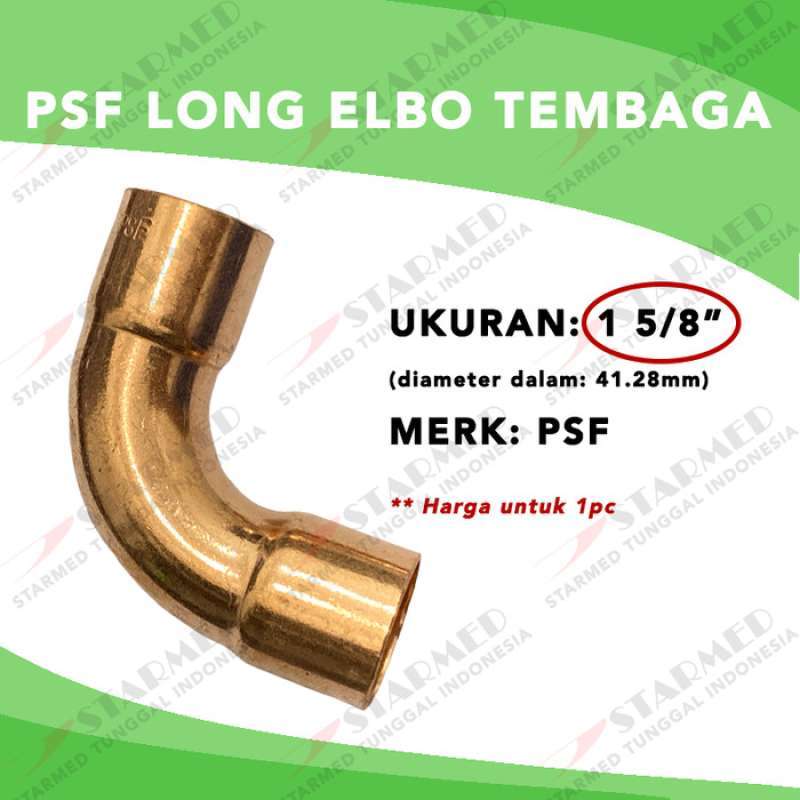 Jual Psf Long Elbow 90d Pipa Tembaga Ukuran 1 5/8 Di Seller Waroka Store - Cengkareng Barat ...