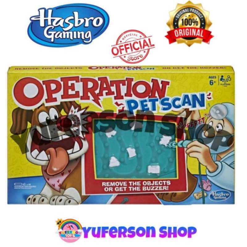 Promo Hasbro Gaming Operation Pet Scan Board Game for 2 or More Players Diskon 23% di Seller ...