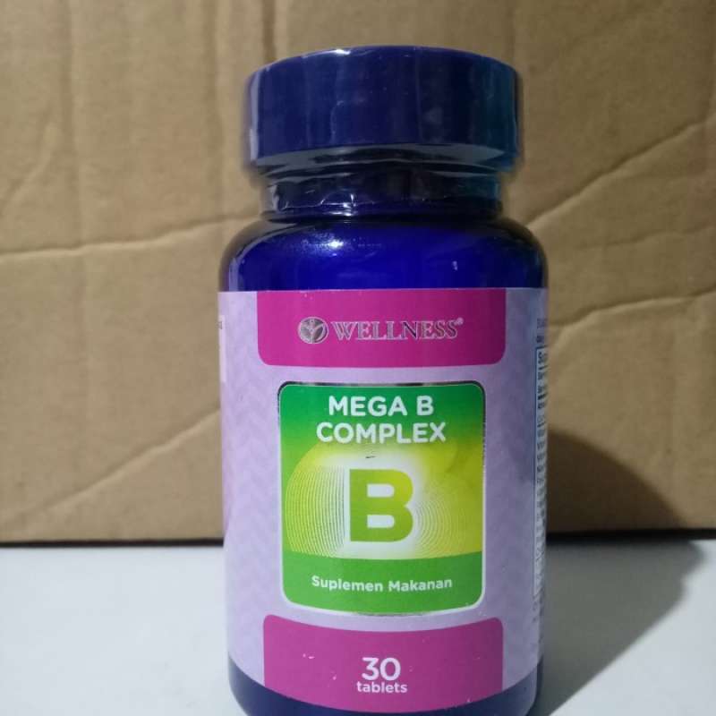 Promo Wellness Mega B Complex - Vitamin B Kompleks (30 tablets) Diskon ...