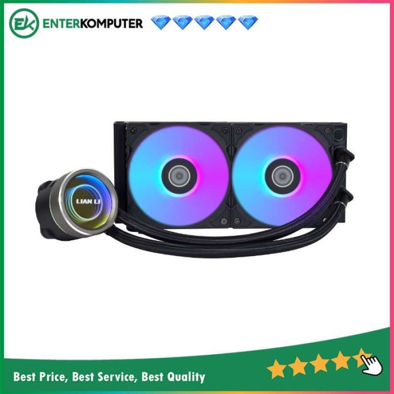 Jual LIAN LI GALAHAD II TRINITY 240 BLACK - AIO ARGB EXTREME COOLING di Seller Enter Komputer ...