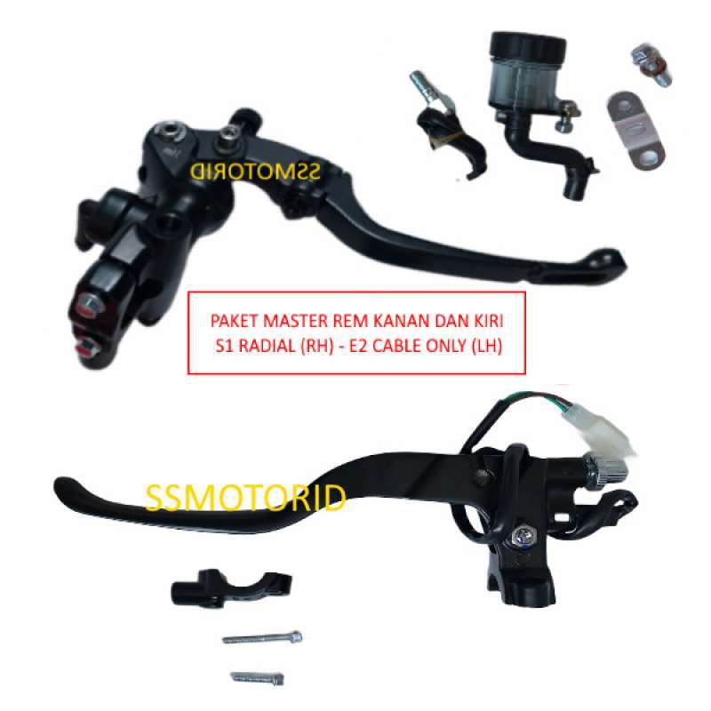 Promo Master Rem Rcb 14mm S1 Radial Kanan Dan Kiri Kopling Rem Set Rcb ...
