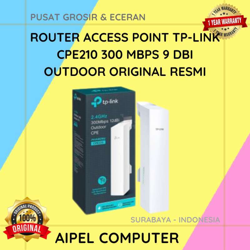 Jual Cpe210 | Router Access Point Tp-link Cpe210 300 Mbps 9 Dbi Outdoor ...