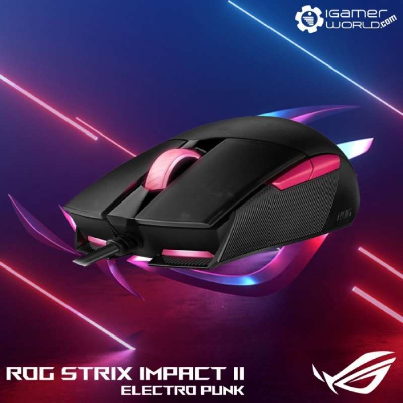 Jual Asus Rog Strix Impact Ii Electro Punk Gaming Mouse Di Seller ...