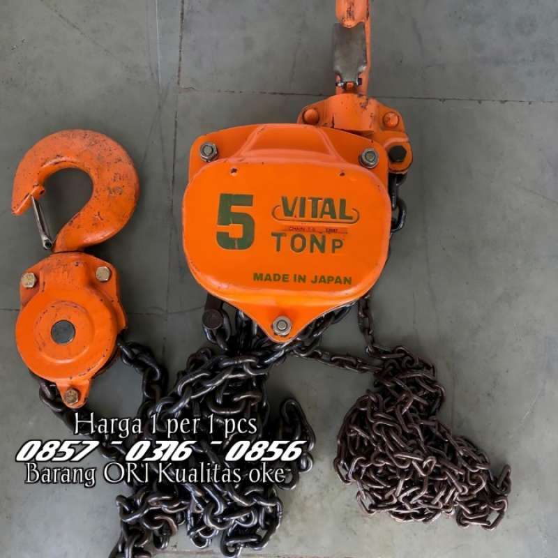Promo Chain Block VITAL 5 Ton x 12 Meter Quality VITAL VP5 Made In ...