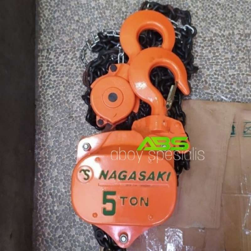 Promo Nagasaki Chain Block 5 Ton X 10 Meter - Takel Nagasaki Japan ...