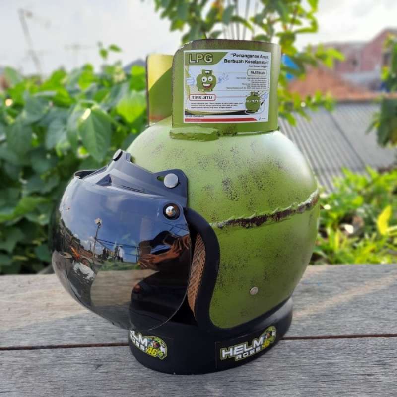 Promo Helm Gas Lpg - Helm Unik Tabung Gas - Retro Helm Ringan Diskon 23 ...