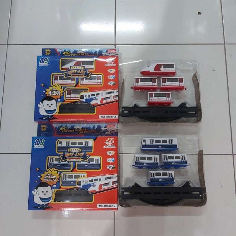 Jual mainan kereta api mrt-lrt indonesia rkc di Seller Marleighh Shop ...