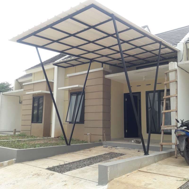 Jual Kanopi Teras Rumah Bahan Besi Galvanis Dan Atap Alderon Sinel Di ...