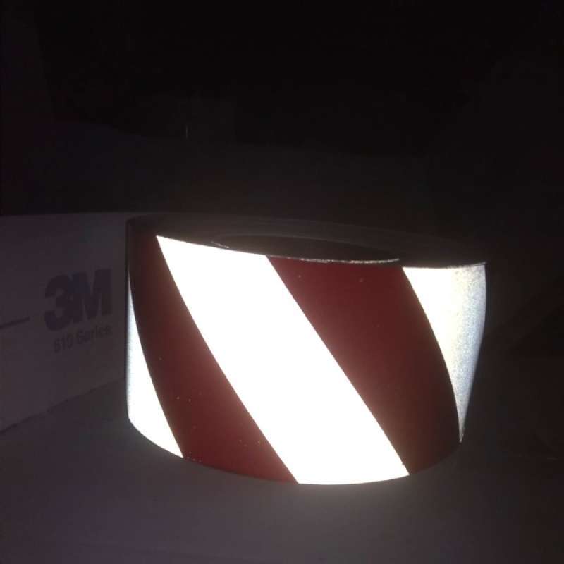 Promo Scotlite 3m 610 Garis Merah Putih 4inci X 45m Diskon 23% Di ...