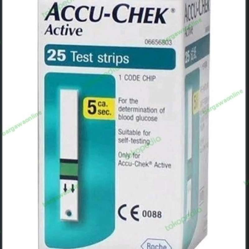 Promo Accu Chek Active Strip Diskon 17% Di Seller Mahanani Store 4 ...