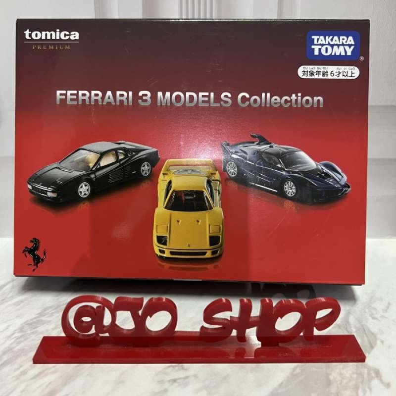 Promo Tomica Premium Ferrari 3 Models Collection set Diskon 23% di ...