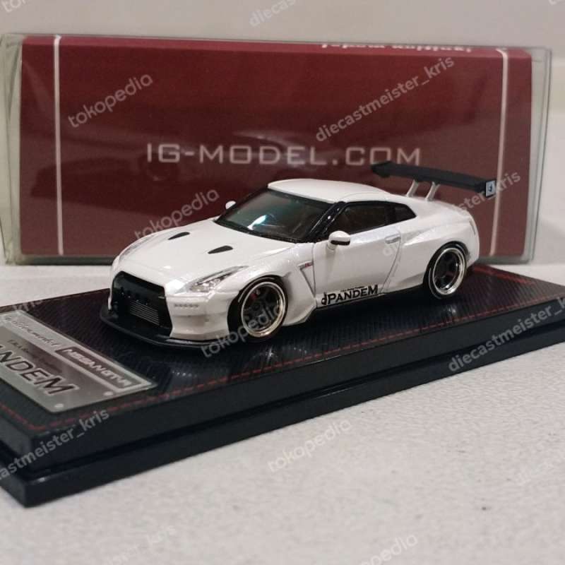 Jual Tarmac Works X IG Ignition Model Pandem Nissan R35 GT-R White di ...