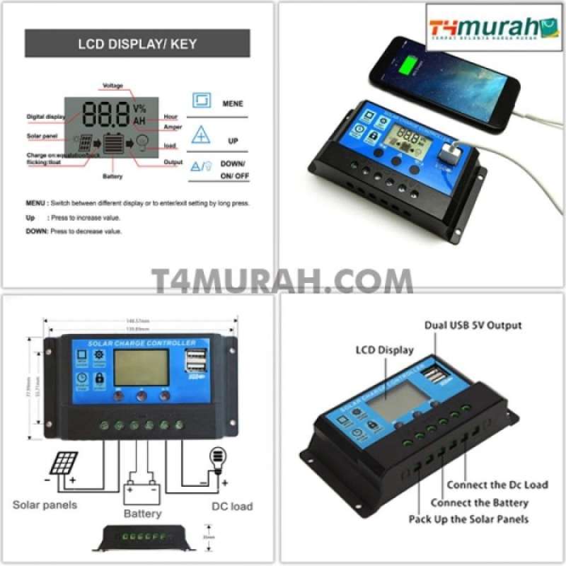 Jual Controler Surya Panel , Surya Panel Charger 30 Ampere Di Seller ...