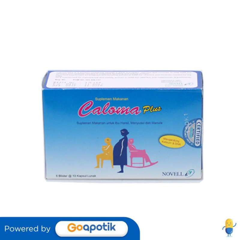 Jual Caloma Plus Box 60 Kapsul Di Seller Apotek Alvin Farma - Kelapa ...