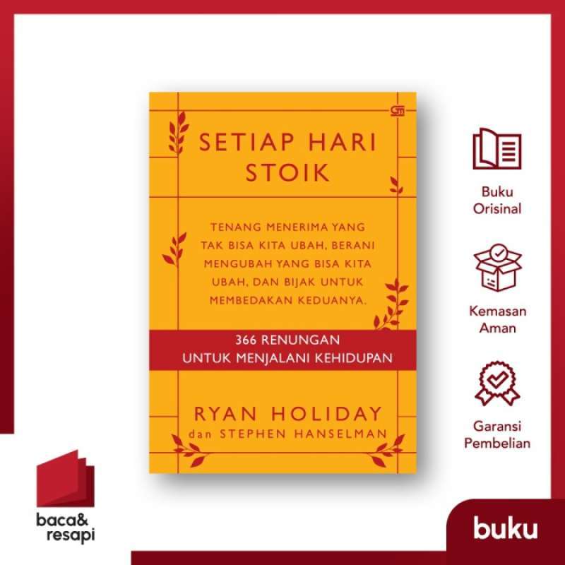 Promo Setiap Hari Stoik: 366 Renungan untuk Menjalani Kehidupan ...