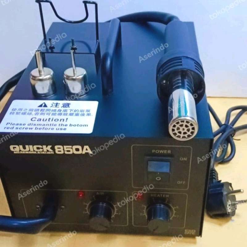 Promo Blower solder uap hot air quick 850A| blower quick 850 analog ...