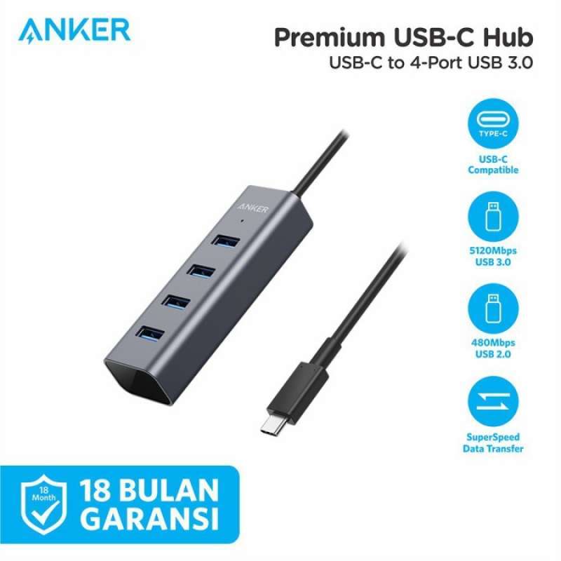Promo Anker Usb-c Hub To 4-port Usb 3.0 - A8305 Original Diskon 23% Di Seller Primastore - Kebon ...