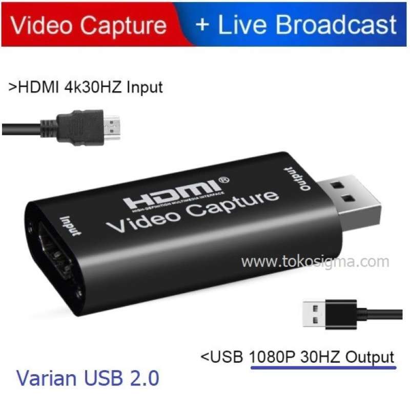 Promo Usb Hdmi Capture Video Grabber In 4K Game Live Streaming Full Hd ...
