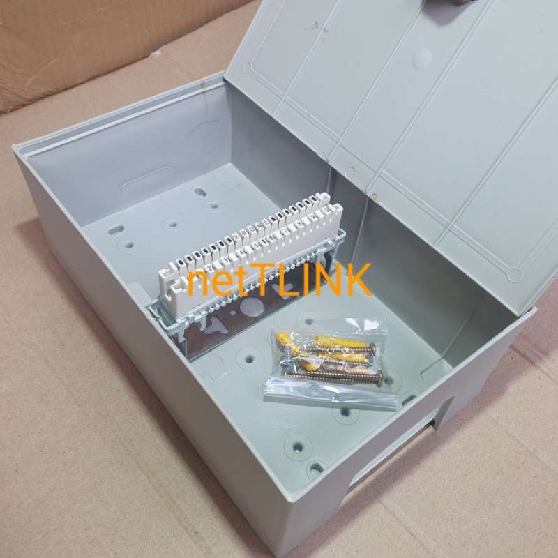 Jual Box Mdf Telepon 10 Pair / Terminal Box Mdf Fiber 10 Pair +lsa ...