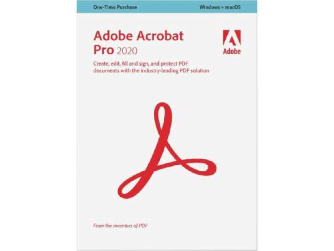 Jual Adobe Acrobat Pro 2020 Windowsmacos (compatible With M1 & M2) Di ...