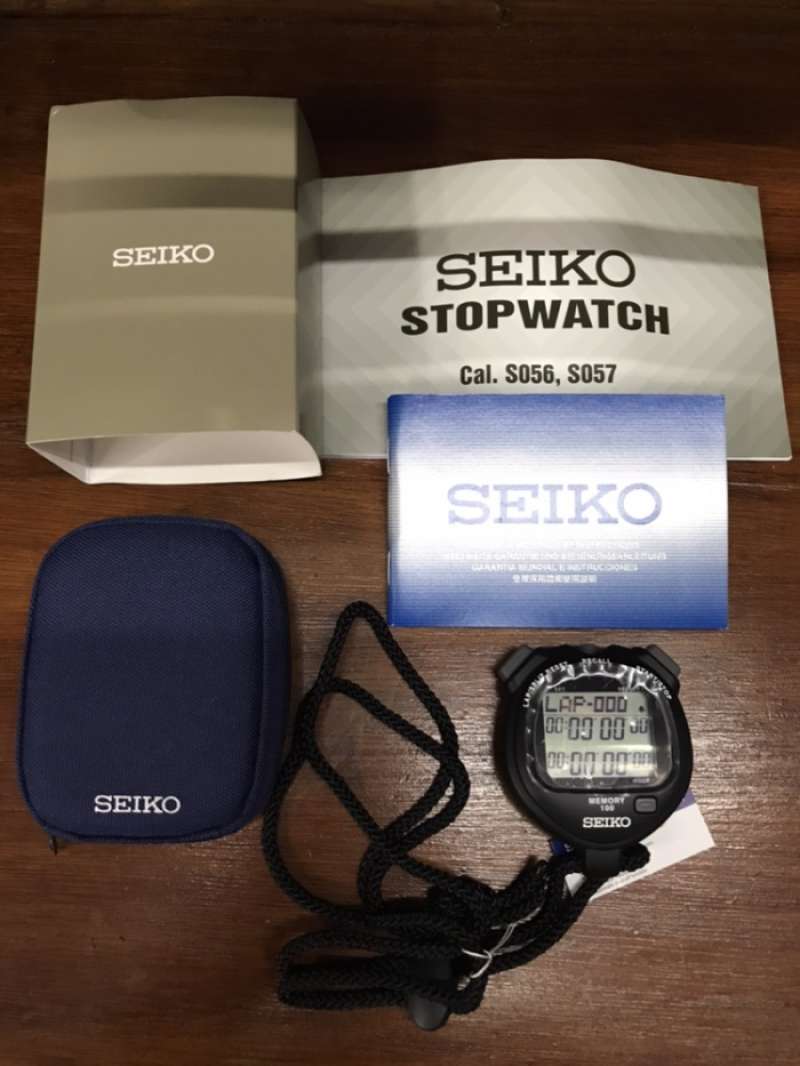Jual Stopwatch Seiko Pengukur Waktu Digital Seiko S23601 Original Di ...