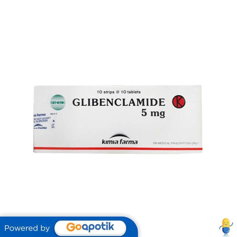Jual Glibenclamide Kimia Farma 5 Mg Box 100 Tablet Di Seller Apotek ...