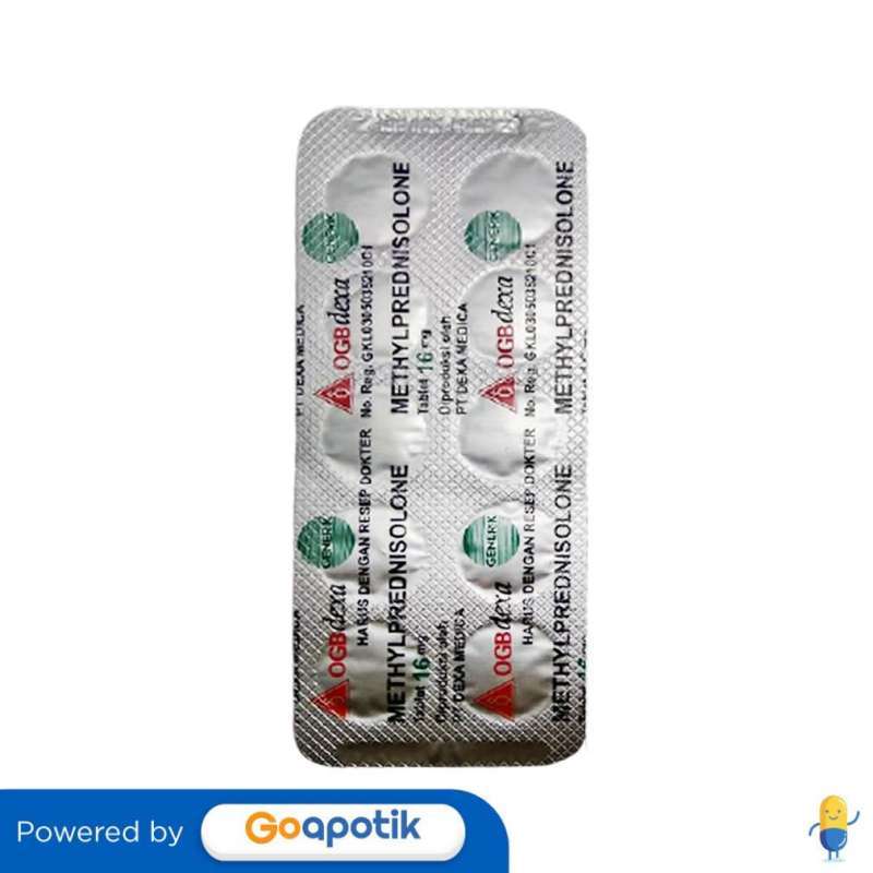 Jual Methylprednisolone 16 Mg Ogb Dexa Medica Strip 10 Tablet Di Seller ...