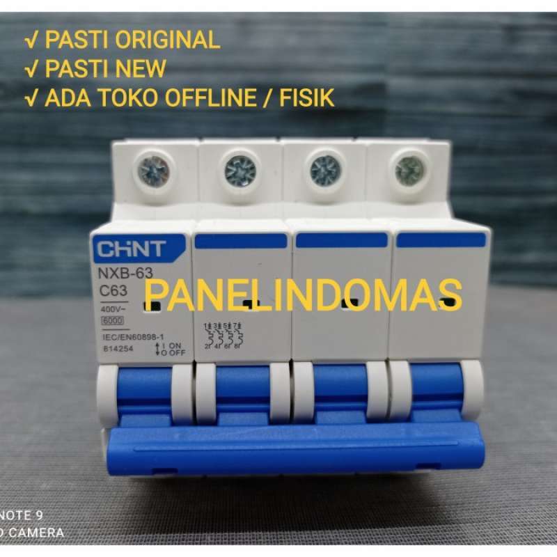 Promo MCB CHINT NXB-63 4P / 4POLE 32A 6kA CHINT Diskon 23% di Seller Maslika Store - Kalibata ...