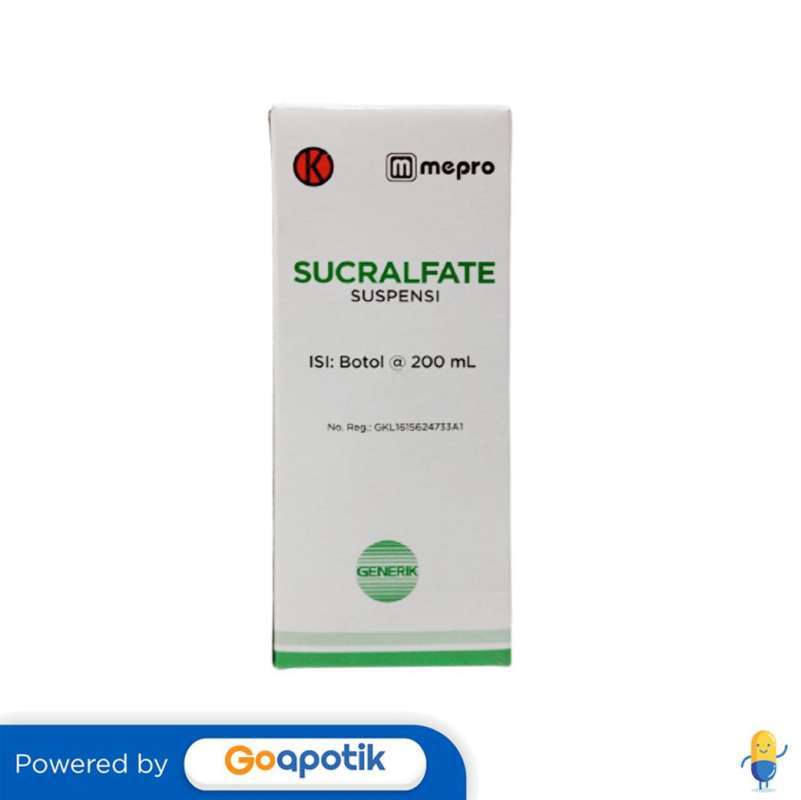 Jual Sucralfate Meprofarm 500 Mg/5 Ml Suspensi 200 Ml Di Seller Apotek ...