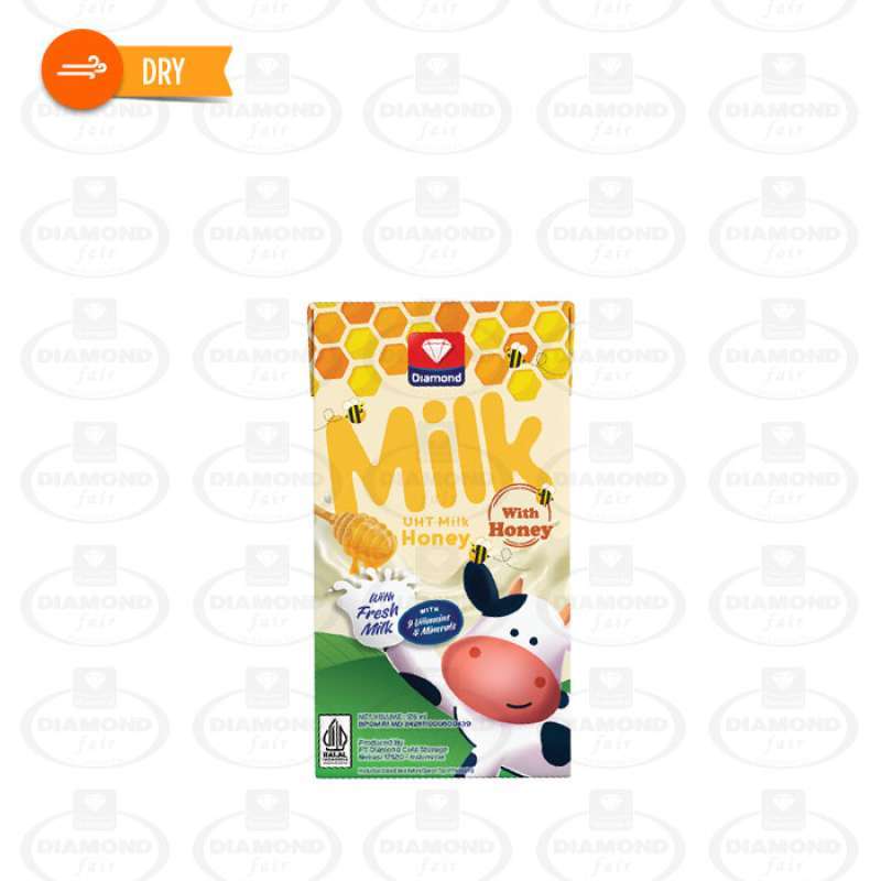 Jual DIAMOND MILK UHT HONEY 125 ML di Seller DIAMONDfair-Mini ...