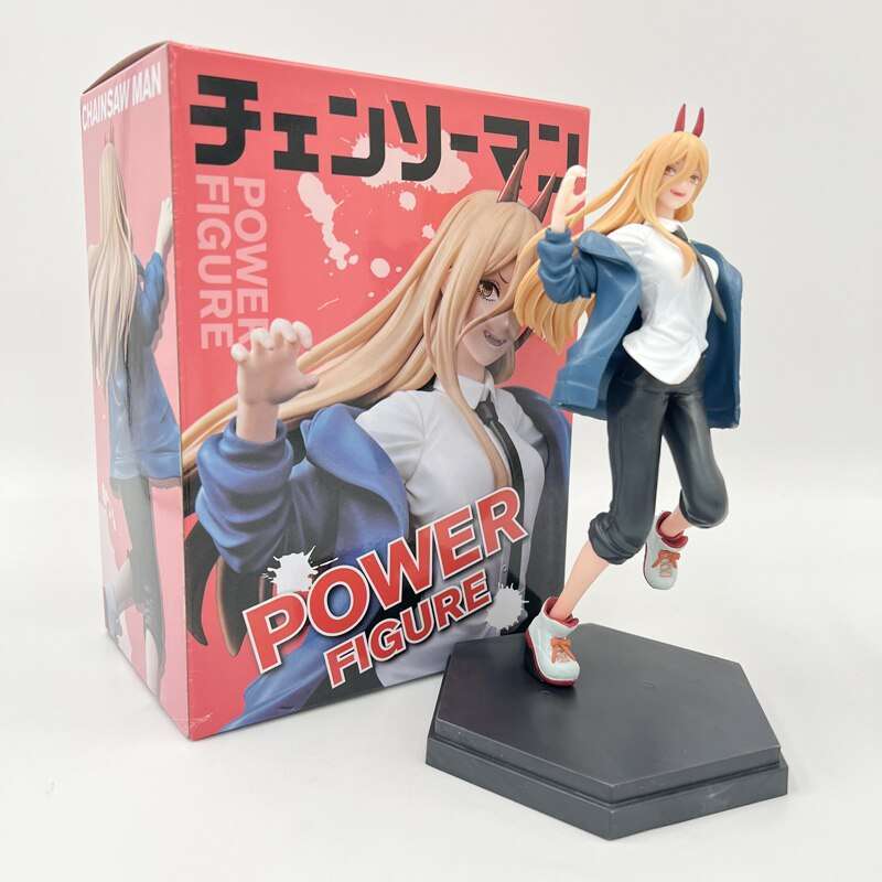 Promo 20cm Chainsaw Man Power Anime Girl Figure Chainsaw Man Denji ...