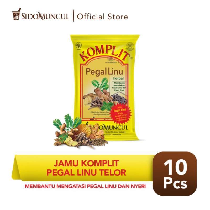 Jual Sido Muncul Jamu Komplit Pegal Linu Telor 10's Di Seller Sido ...