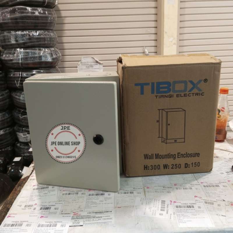 Promo Tibox Box Panel Besi/Box Panel Sheet Steel 300x250x150 mm IP65 ...