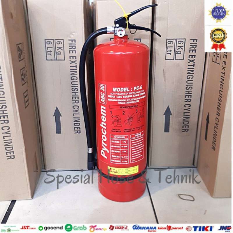 Promo APAR CHEMICAL POWDER 6 KG TABUNG PEMADAM API Diskon 23% di Seller ...