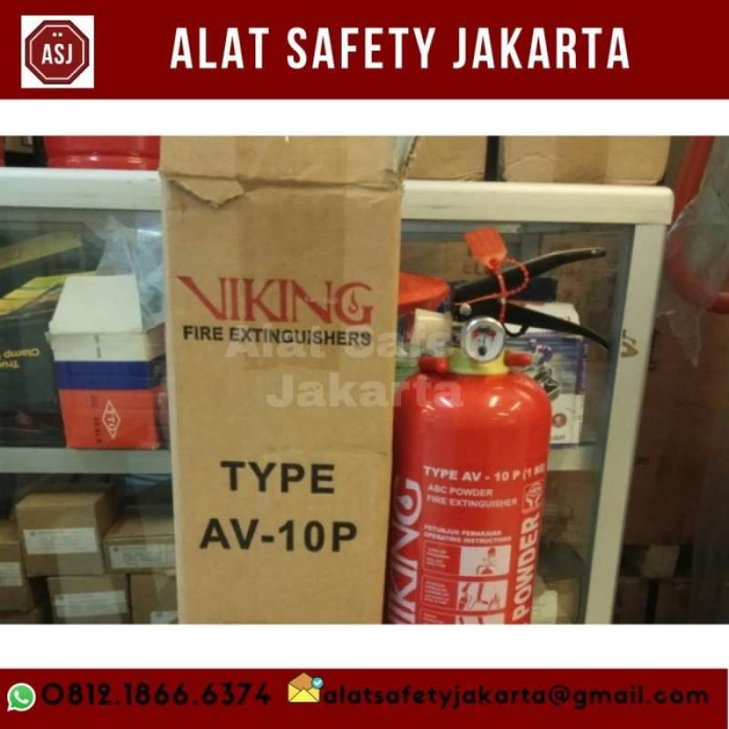 Promo APAR dcp VIKING 1kg AV-10P Powder ABC Racun Api Dry Chemical Powder Diskon 23% di Seller ...